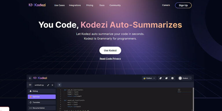 Kodezi ai | icineo.com - Annuaire des intelligences artificielles